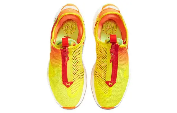 Nike Pg 4 Ep Mid-top Sneakers - Yellowred