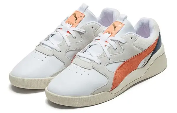 PUMA Aeon Heritage Sports Sneakers - White/orange
