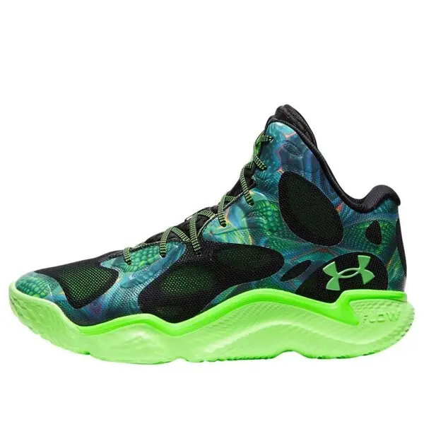Under Armour Curry Spawn Flotro 'extraterrestrial' Sneakers - Hyper Green/black