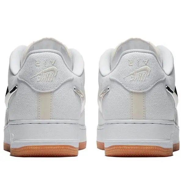 Nike X Travis Scott Air Force 1 Low Top Sneakers - White