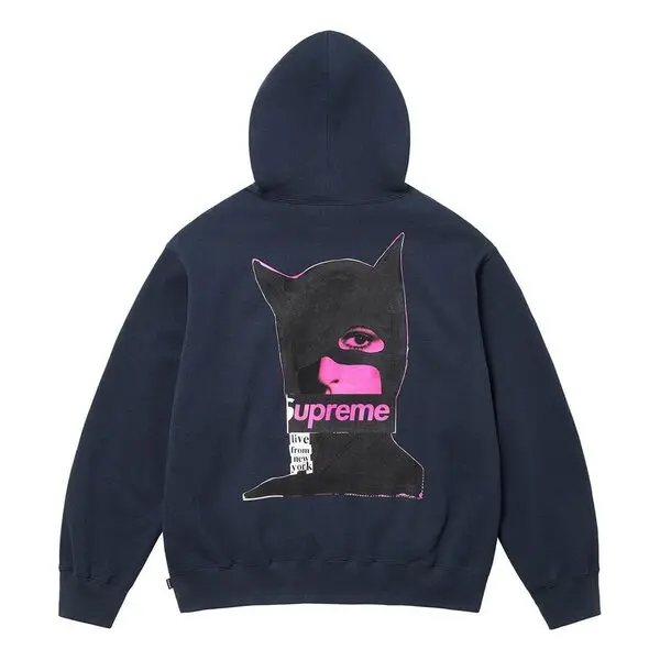 Supreme Fw23 Week9 Hoodie - Navy