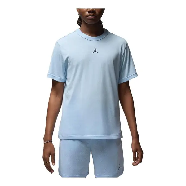 JORDAN Dri-fit Sport T-shirt - Sky Blue/black