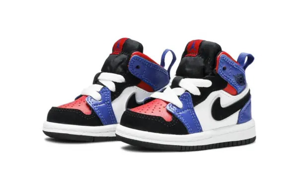 JORDAN Air 1 Mid Top 3 - Red/blue