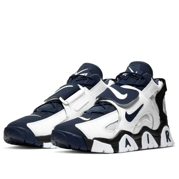 Nike Barrage Mid Sneakers - Blue/white/black