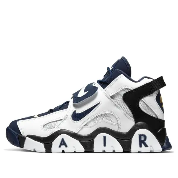 Nike Barrage Mid Sneakers - Blue/white/black
