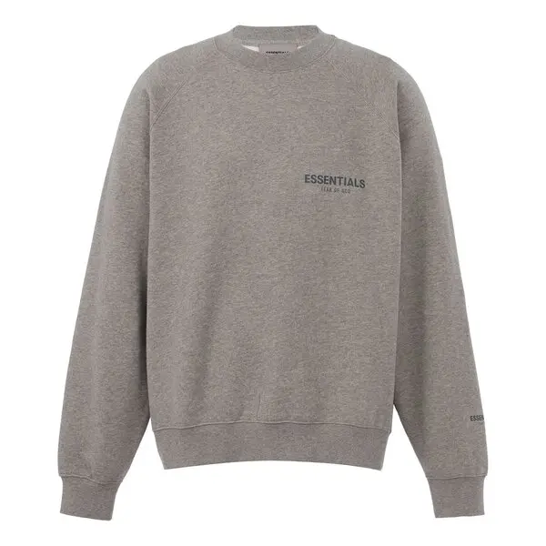 Fear Of God Fw21 Pullover Crewneck Dark Heather - Oatmeal