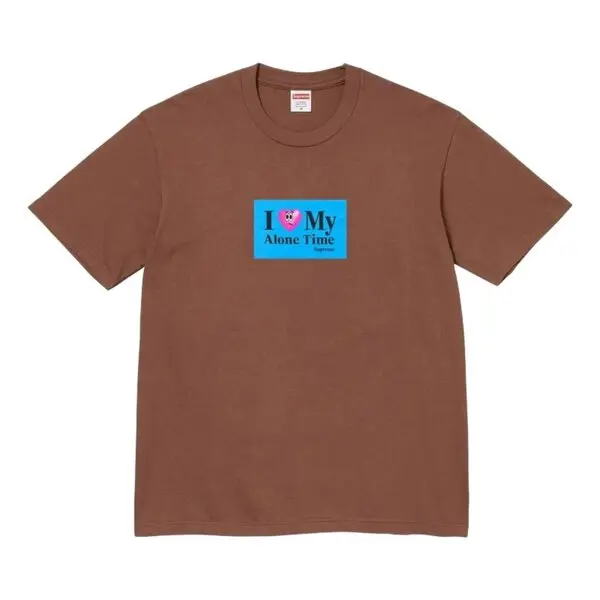 Supreme Ss26 Alone Time T-shirt - Brown