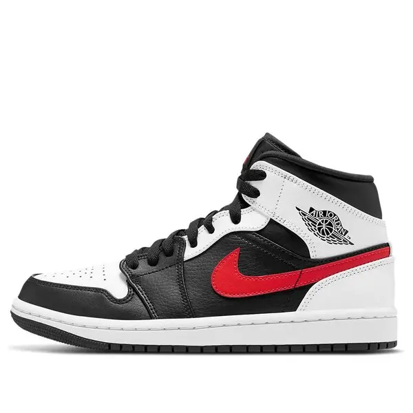 JORDAN Air 1 Mid "chile Red" Sneakers - Black/chile Red/white