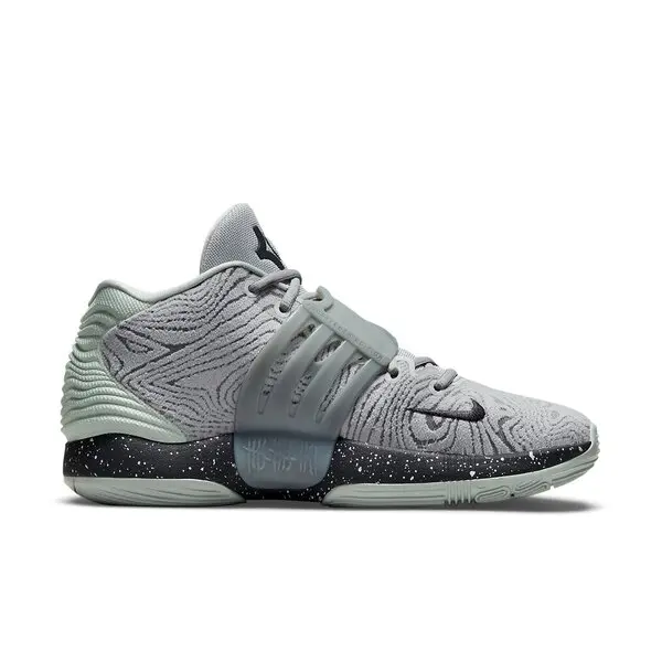 Nike Kd 14 Tb Mid Top Sneakers - Silver/gray