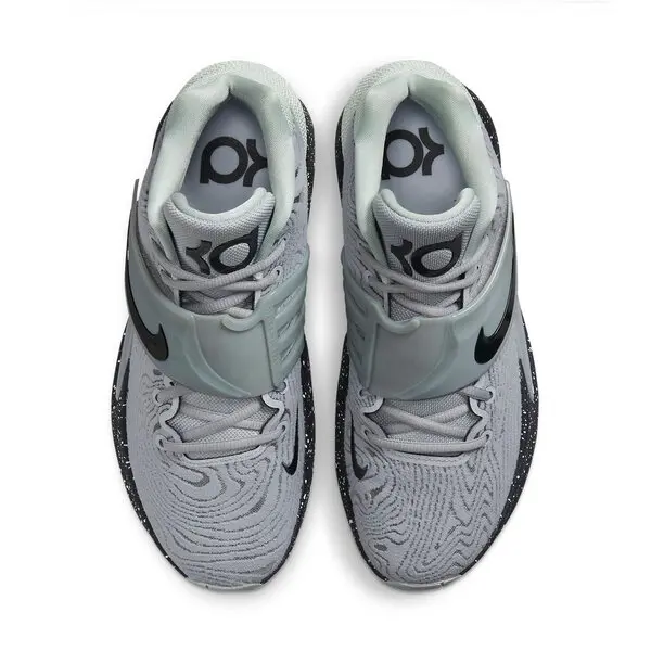 Nike Kd 14 Tb Mid Top Sneakers - Silver/gray