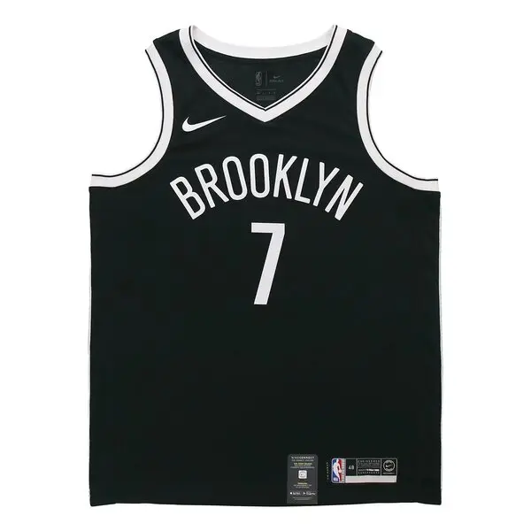 Nike Brooklyn Nets Kevin Durant #7 Jersey - Black