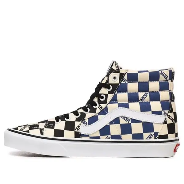 VANS Big Check Sk8-hi Sneakers - Black/blue