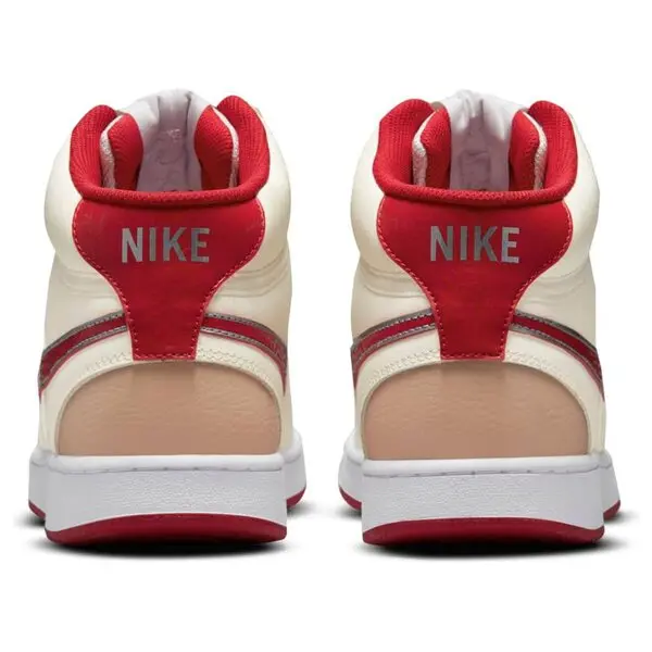 Nike Court Vision Mid-top Sneakers - White/red