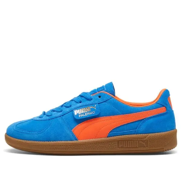 PUMA Palermo "hyperlink Blue Flame Flicker" Sneakers - Hyperlink Blue/flame Flicker/gum