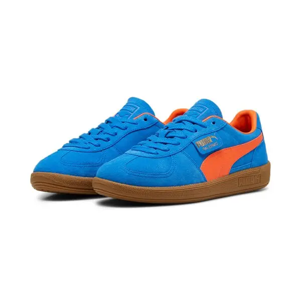 PUMA Palermo "hyperlink Blue Flame Flicker" Sneakers - Hyperlink Blue/flame Flicker/gum
