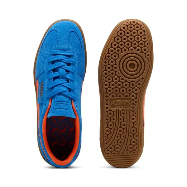 PUMA Palermo "hyperlink Blue Flame Flicker" Sneakers - Hyperlink Blue/flame Flicker/gum