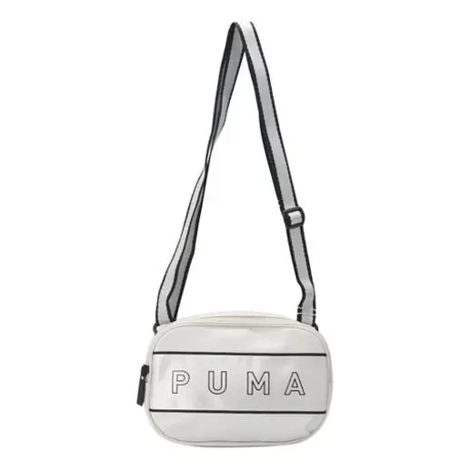 PUMA Crossbody Bag With Logo Detail - White/black