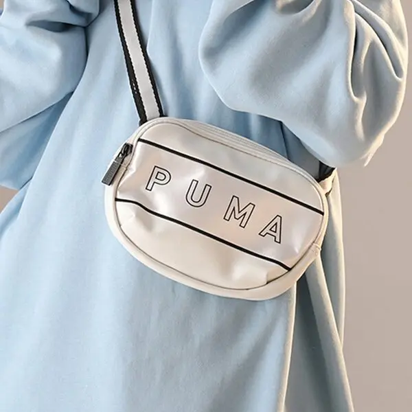 PUMA Crossbody Bag With Logo Detail - White/black