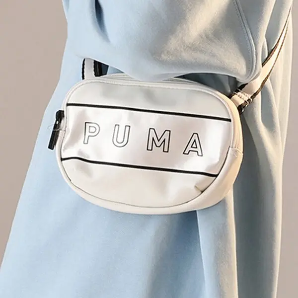 PUMA Crossbody Bag With Logo Detail - White/black