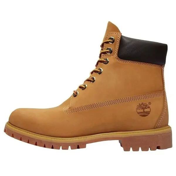 Timberland Premium 6-inch Waterproof Lace-up Boots - Wheat/brown