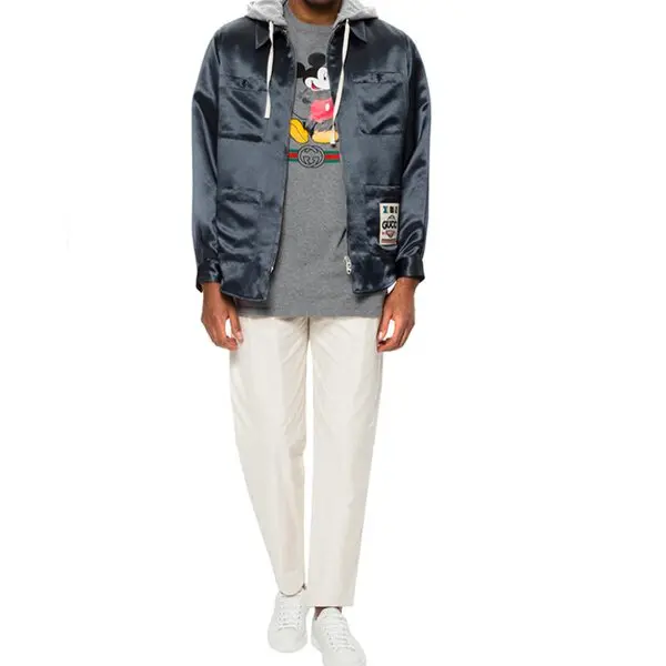 Gucci X Disney Crossover Short Sleeve T-shirt - Grey