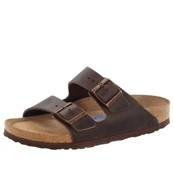 BIRKENSTOCK Arizona Soft Footbed Oiled Leather - Brown