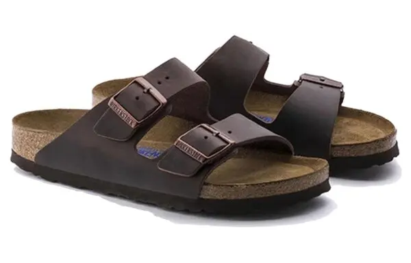BIRKENSTOCK Arizona Soft Footbed Oiled Leather - Brown