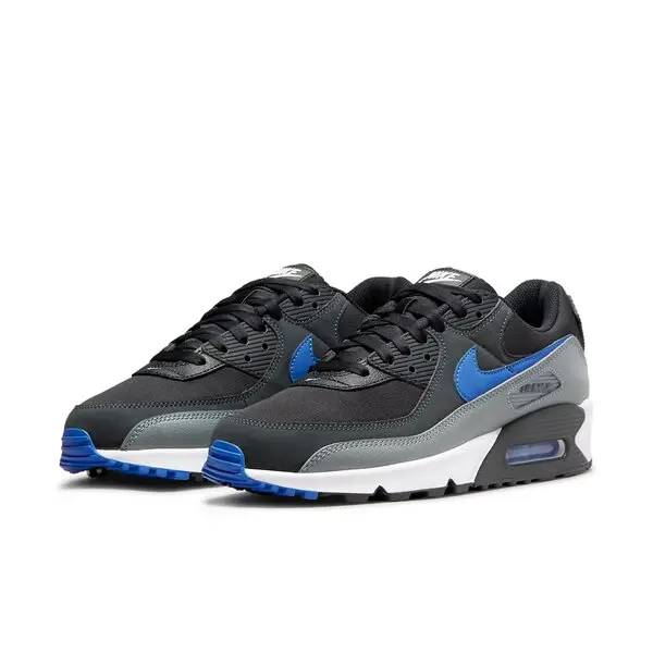 Nike Max 90 "black Medium Blue - Black/gray/blue