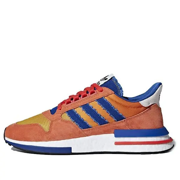 Adidas X Dragon Ball Z Zx 500 Rm 'son Goku' Sneakers - Orange/croyal/hirere