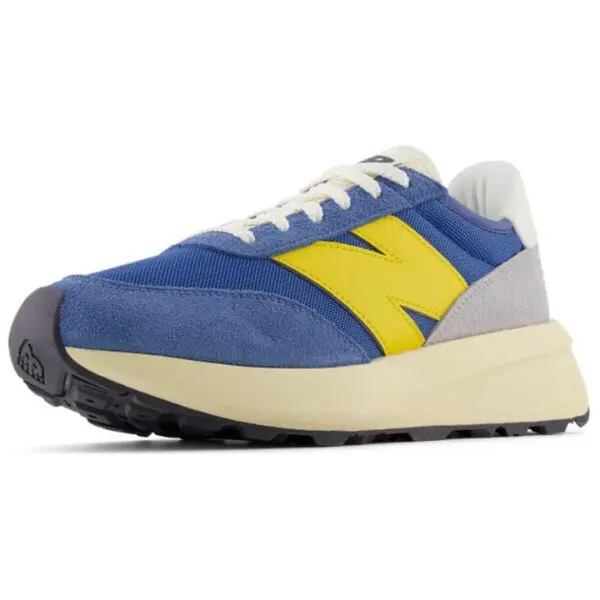 NEW BALANCE 370 Lace Up Sneakers - Blue/yellow
