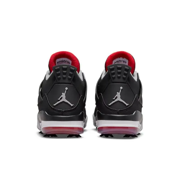 JORDAN Golf 'bred' High Top Sneakers - Black/fire Red/cement Grey