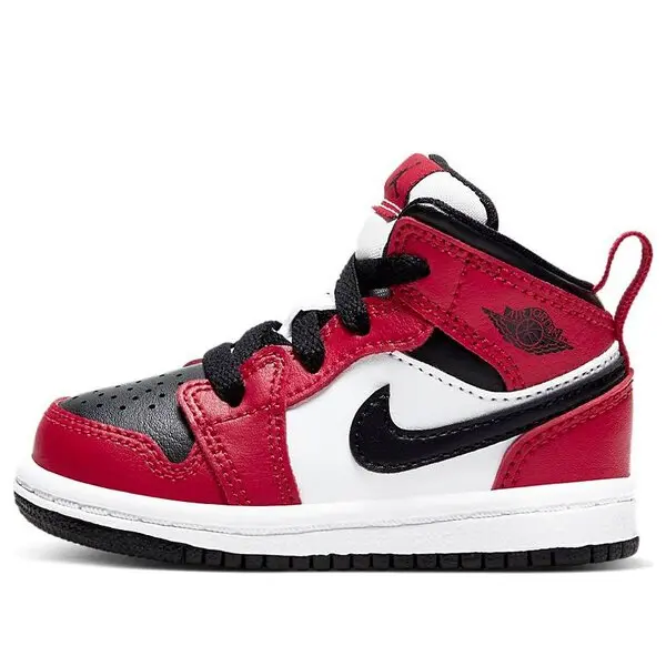 JORDAN Air 1 Mid "chicago Black Toe" Sneakers - Red