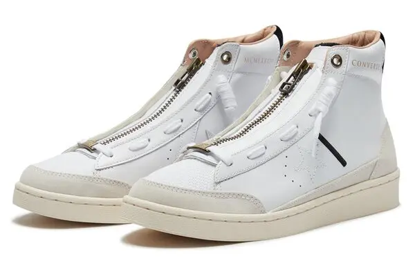 CONVERSE X Ibn Jasper Pro Leather Mid Sneakers - White