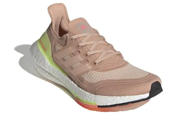Adidas Ultraboost 21 Ash Pearl Halo Ivory - Pink/green
