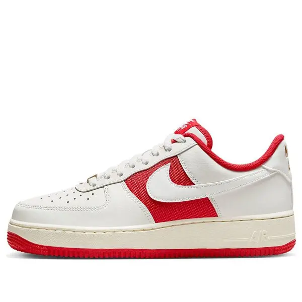 Nike Force 1 Low Athletic Department Sneakers - Sail/university Red/coconut Milk