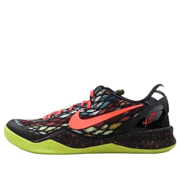 Nike Kobe 8 System Gc "christmas" Basketball Sneakers - Black/multi-colour