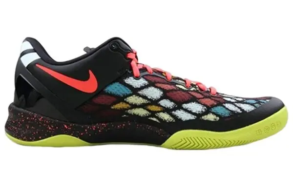 Nike Kobe 8 System Gc "christmas" Basketball Sneakers - Black/multi-colour