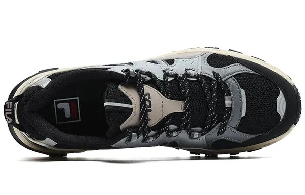 FILA Trek 1s Low Top Sneakers - Black/silver/white