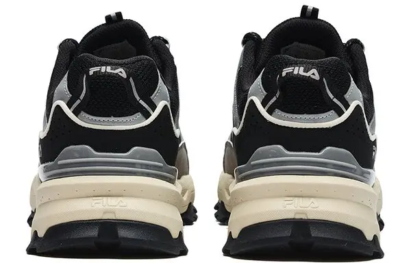 FILA Trek 1s Low Top Sneakers - Black/silver/white