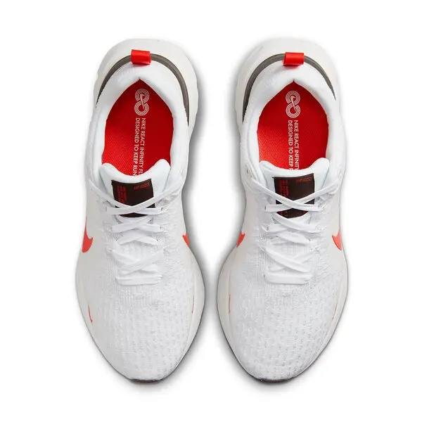 Nike React Infinity Run Flyknit 3 Athletic Sneakers - White