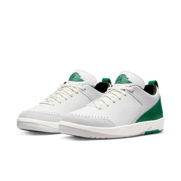 JORDAN 2 Retro Low Se - White/black-malachite