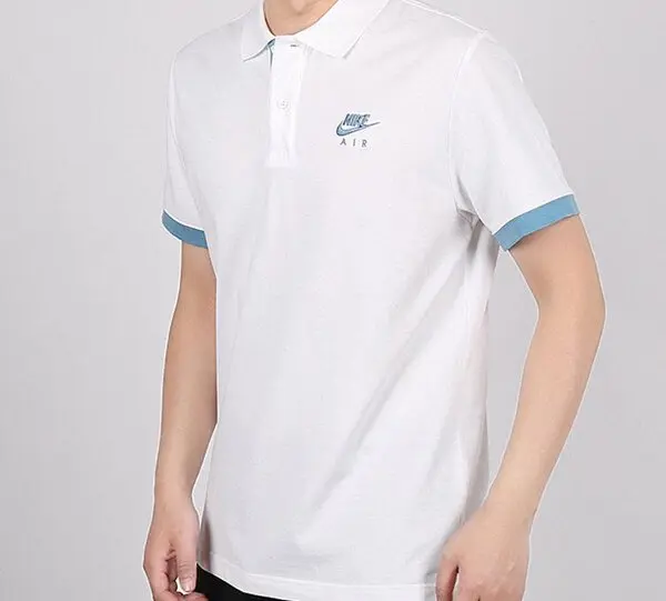 Nike Colorblock Lapel Short Sleeve Polo Shirt
