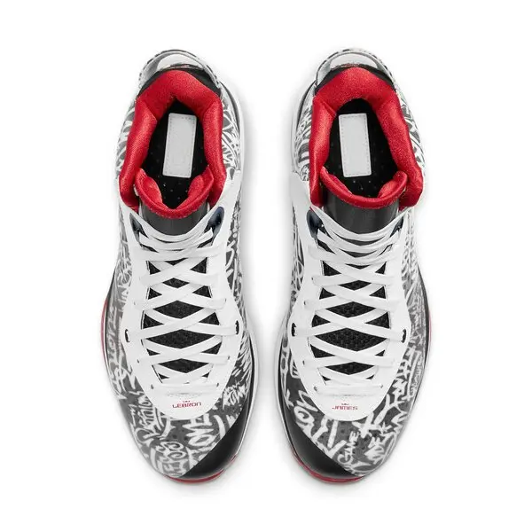 Nike Lebron "graffiti" High Top Sneakers - Black
