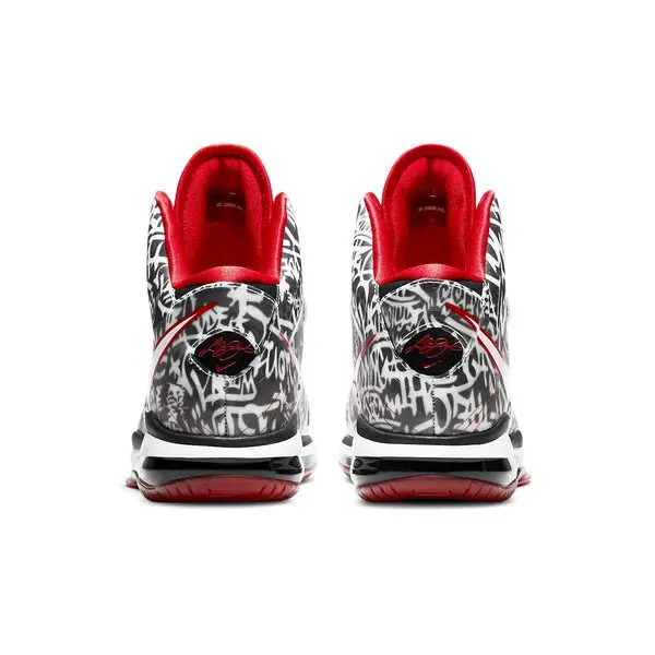 Nike Lebron "graffiti" High Top Sneakers - Black