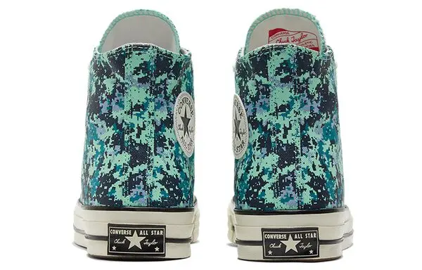 CONVERSE Chuck 70 High Top "digi Camo Green Glow - Green/blue