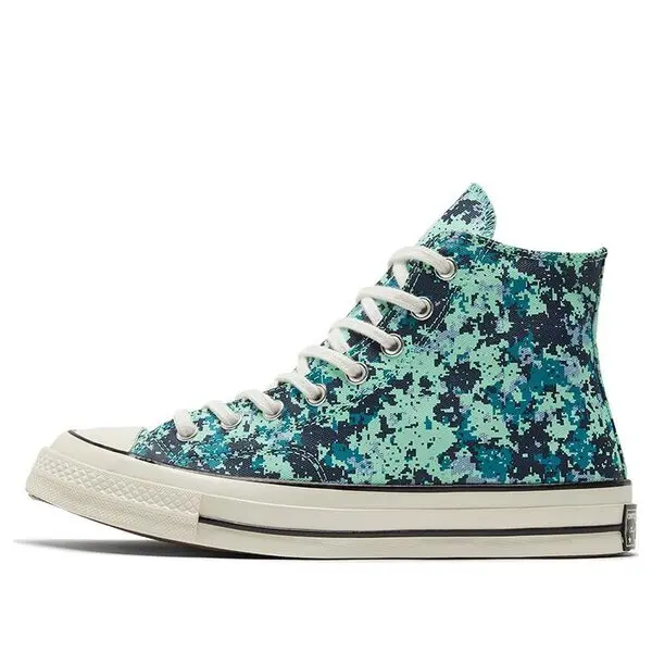 CONVERSE Chuck 70 High Top "digi Camo Green Glow - Green/blue