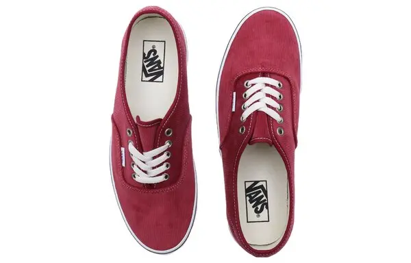 VANS Authentic Corduroy Sneakers - Red