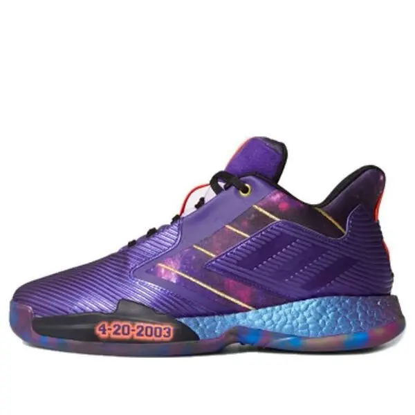 Adidas T-mac Millennium 2 Galaxy Basketball Sneakers - Purple