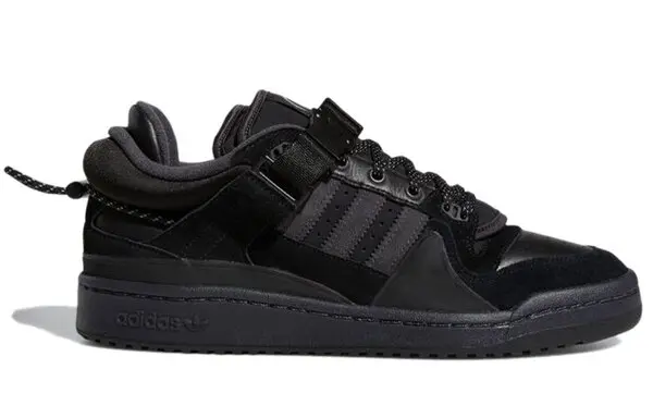 Adidas Bad Bunny X Forum Buckle Low Sneakers - Core Black