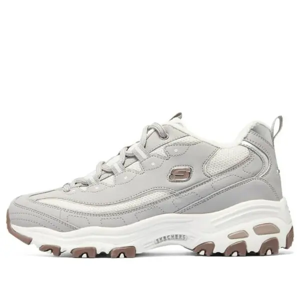 Sketchers D'lites-looking Glass Athletic Sneakers - Grey